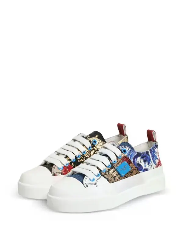 Dolce & Gabbana Patchwork Low-top Sneakers