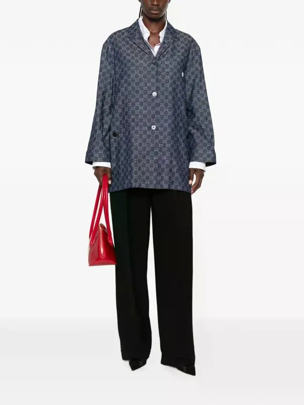 Gucci Gg Supreme Denim Jacket