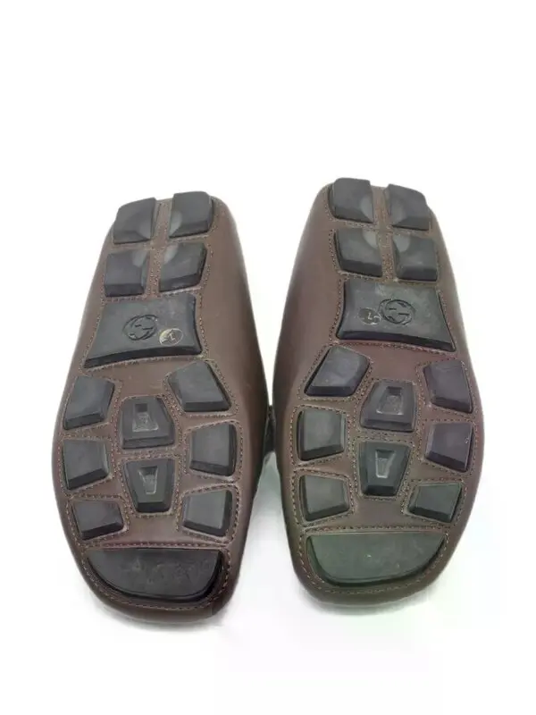 Gucci Embroidered Bee Moc-toe Loafers