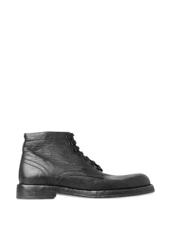 Dolce & Gabbana Perugino Lace-up Ankle Boots