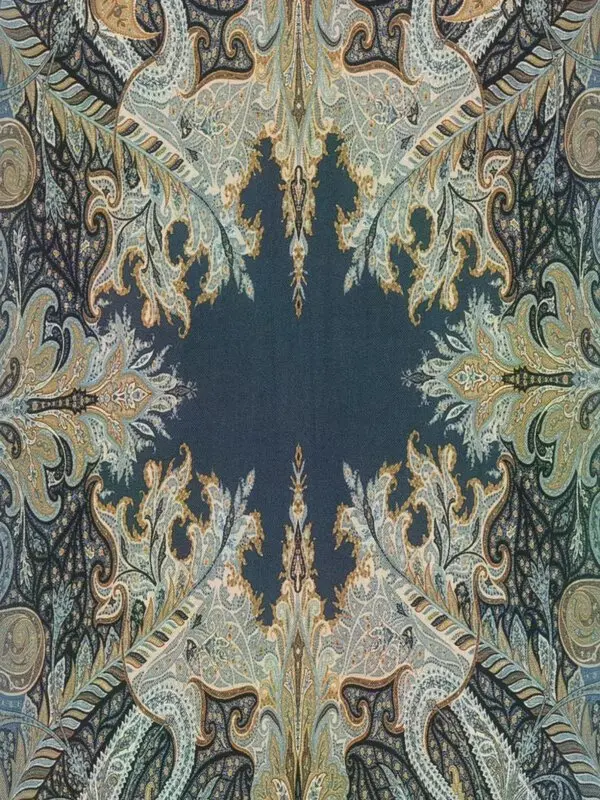 Etro Paisley-print Frayed Scarf