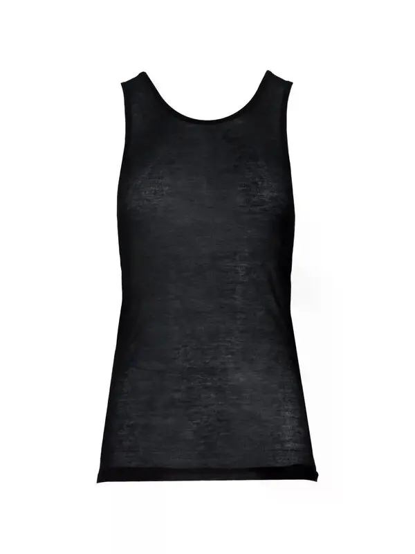 ANN DEMEULEMEESTER Sleeveless Jersey Tank Top
