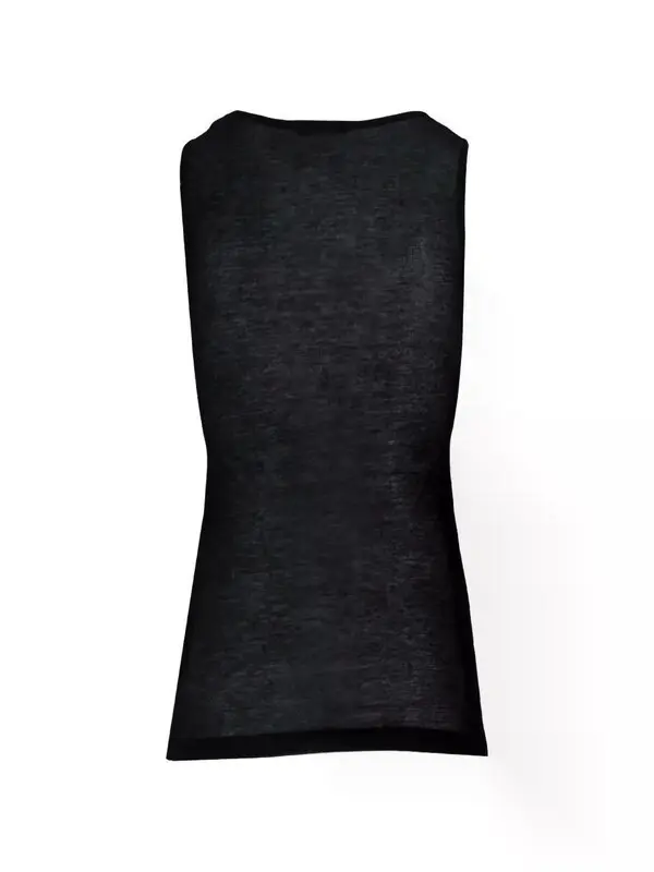 ANN DEMEULEMEESTER Sleeveless Jersey Tank Top