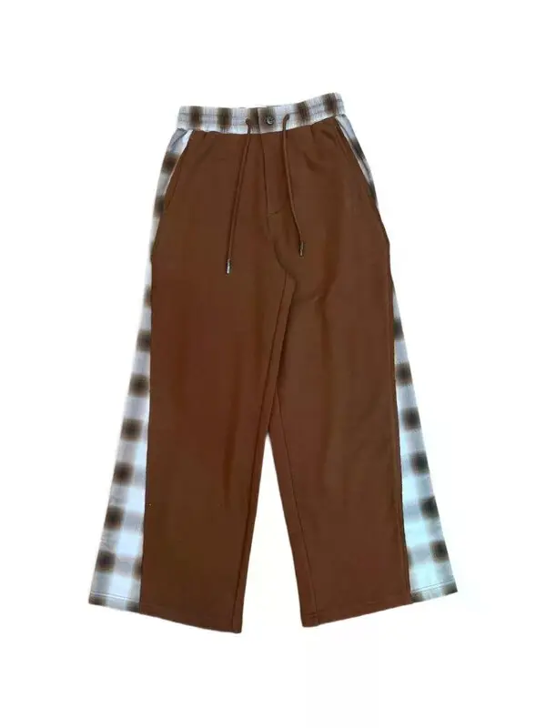 FENG CHEN WANG Elastic-waistband Trousers - Brown