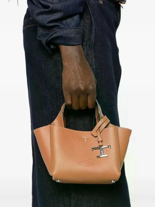 TOD'S Micro T Timeless Tote Bag - Brown