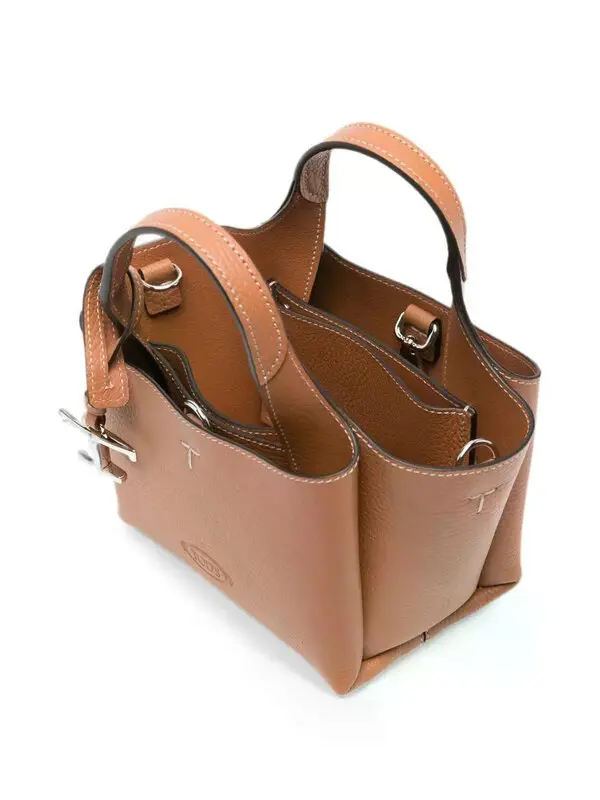 TOD'S Micro T Timeless Tote Bag - Brown