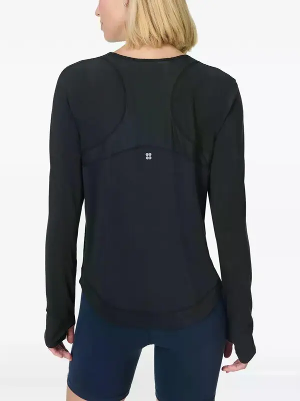 Sweaty Betty Breathe Easy Thumb Slot Mesh Panel Top