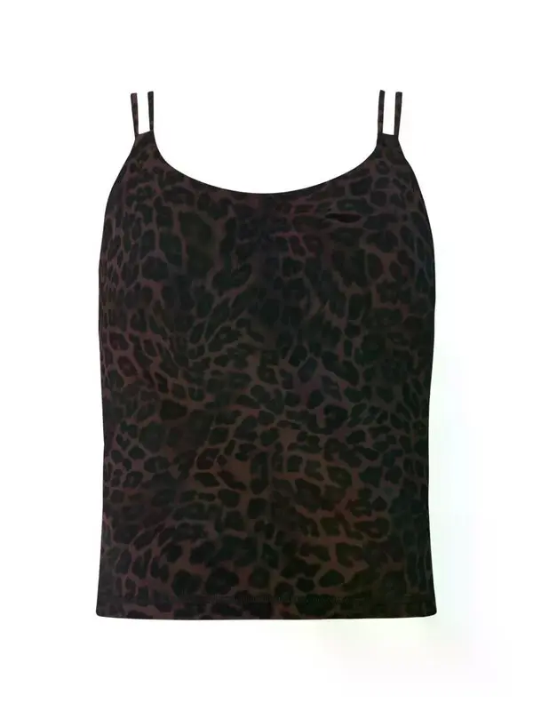Sweaty Betty Leopard Print Double Strap Camisole