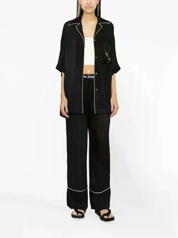 Palm Angels Soirée Logo Waist Trousers