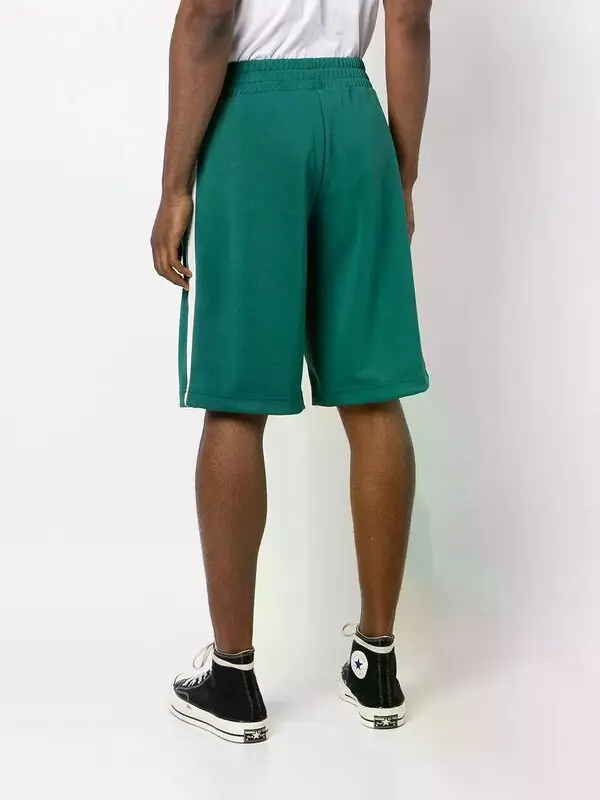 Palm Angels Logo Embroidered Track Shorts