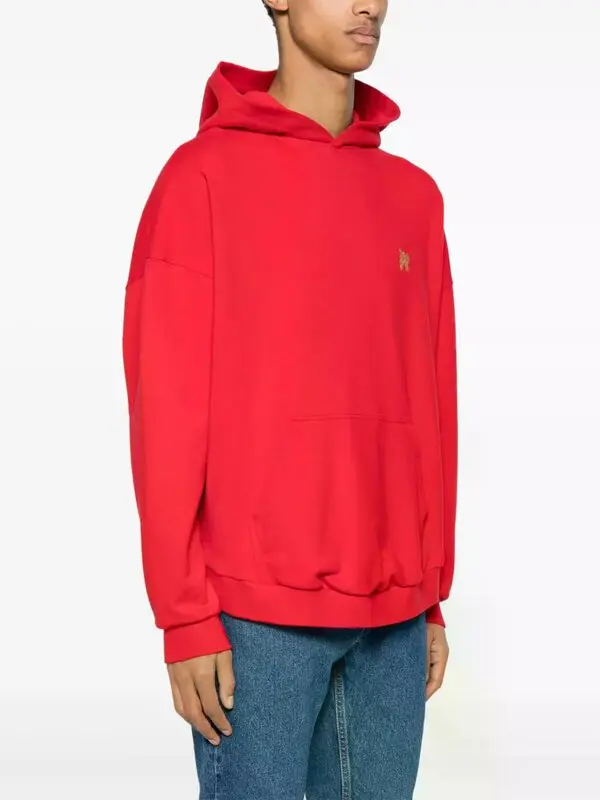 Palm Angels Dragon Monogram Cotton Hoodie