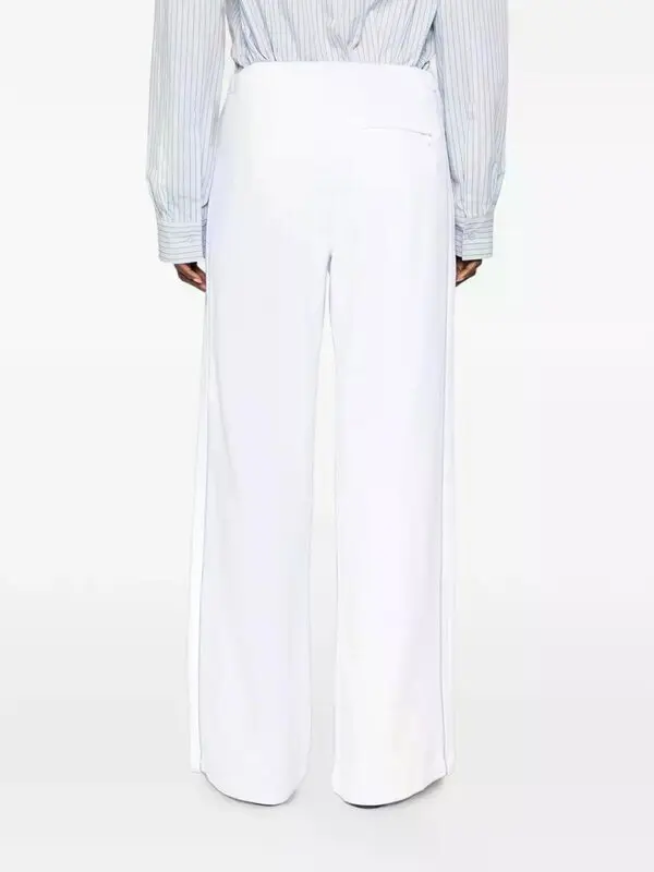 Casablanca Drawstring Waistband Track Pants With Contrast Piping And Logo Embroidery