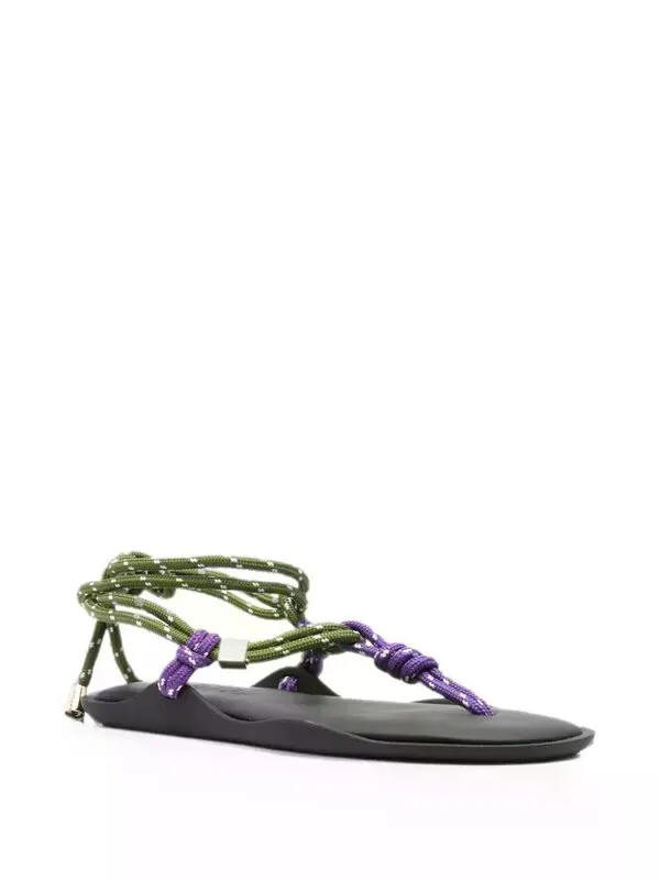 Flowze Rope-strap Flat Sandals