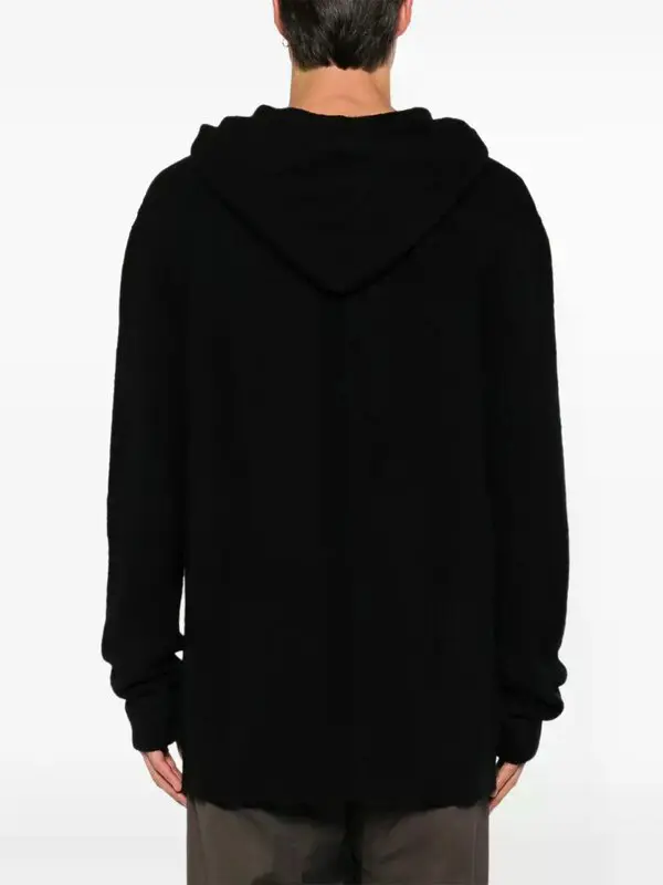 Rick Owens Knitted Hooded Sweater