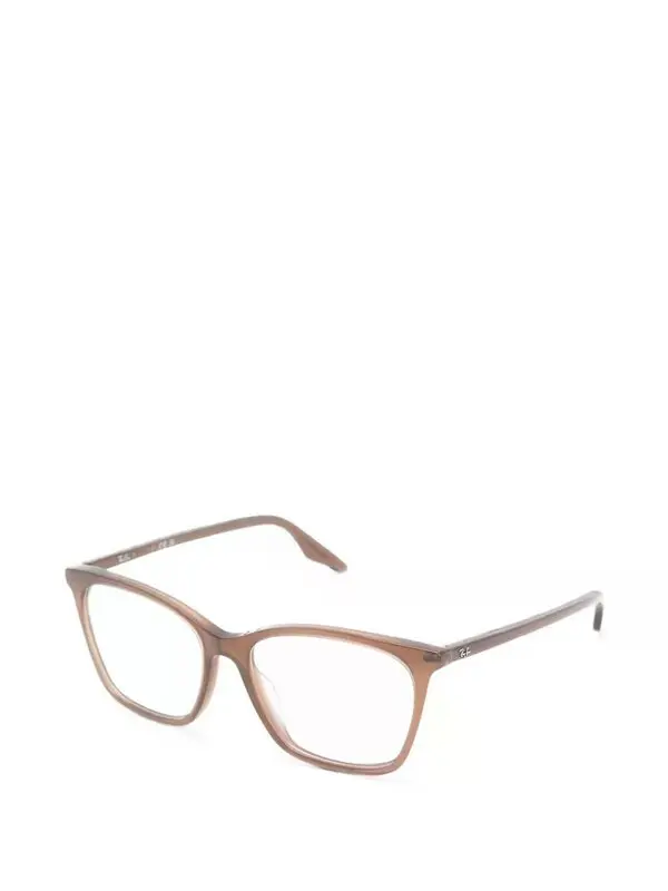 Ray-ban Square Frame Eyeglasses - Brown