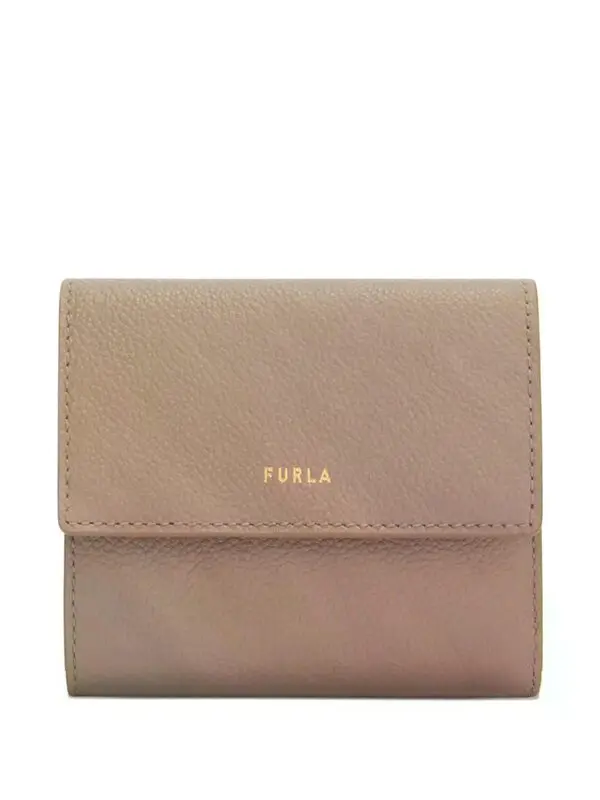 Furla Leather Tri-fold Wallet - Brown
