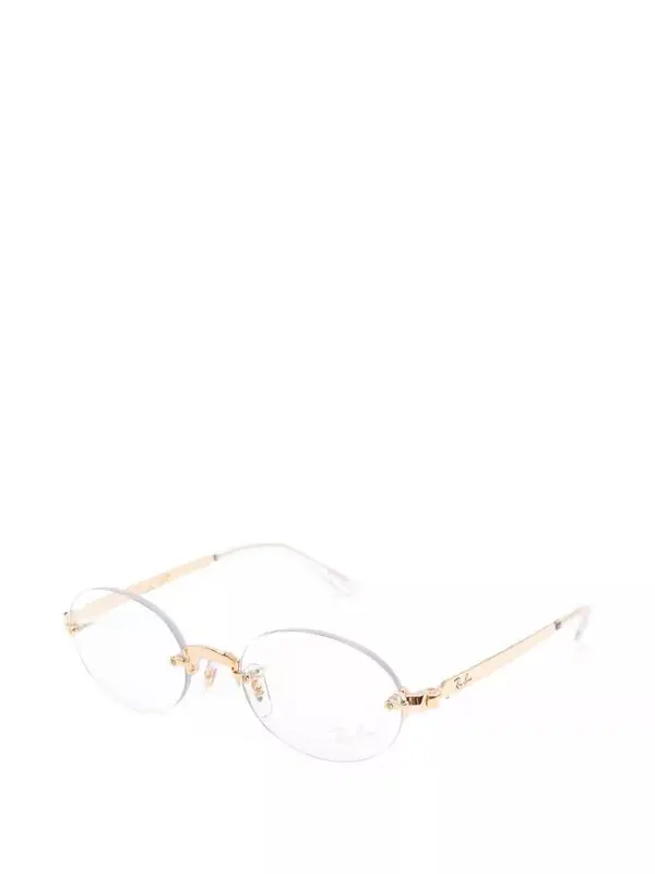 Ray-ban X A$ap Rocky Rimless Oval-frame Glasses