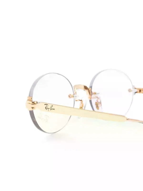 Ray-ban X A$ap Rocky Rimless Oval-frame Glasses