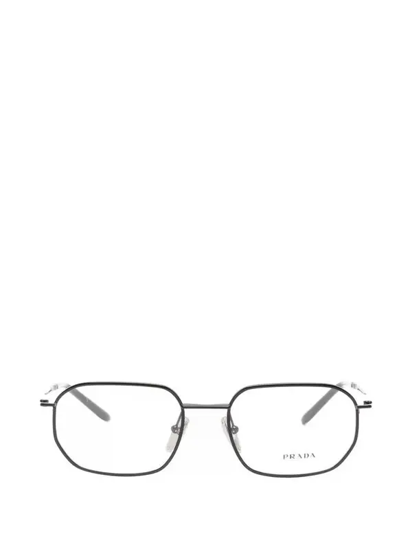 Prada Geometric-frame Glasses - Black