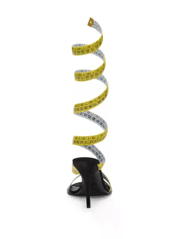 Moschino Spiral Strap Stiletto Sandals