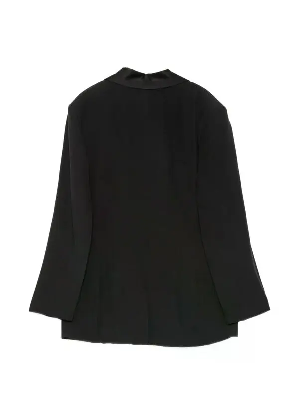 SIMONA CORSELLINI Peak Lapel Single-breasted Blazer