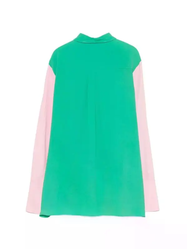 SIMONA CORSELLINI Colorblock Chest Pocket Shirt