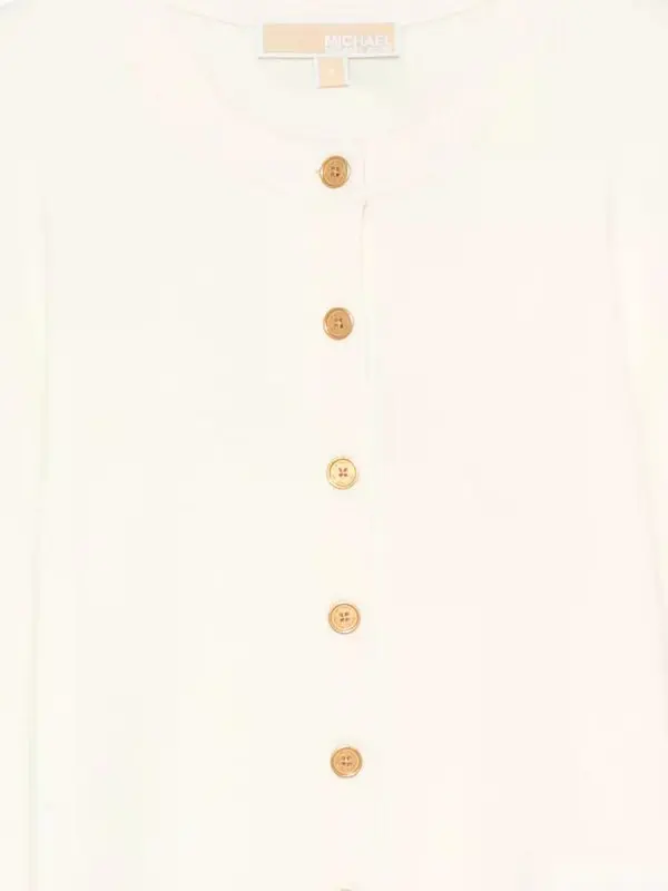 Michael Kors Button-up Ribbed Cardigan