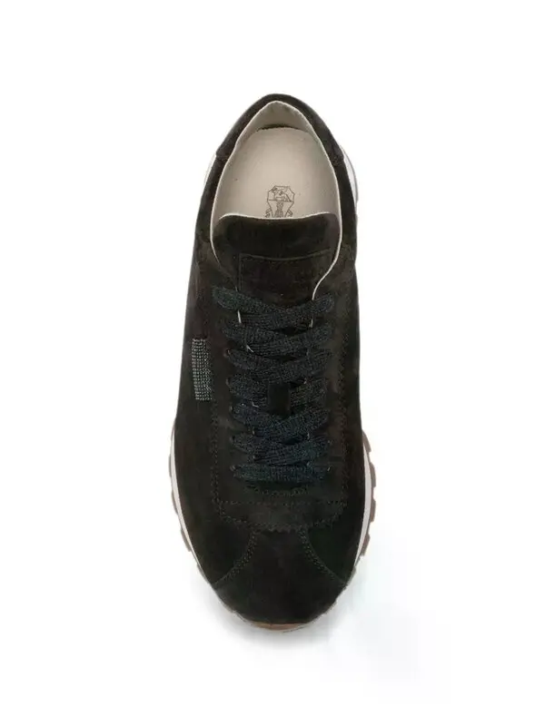 Brunello Cucinelli Suede Monili-detail Sneakers