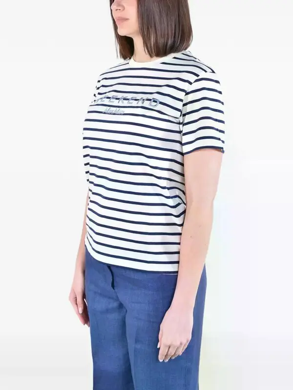 Max Mara Embroidered Stripe T-shirt