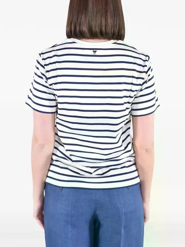 Max Mara Embroidered Stripe T-shirt