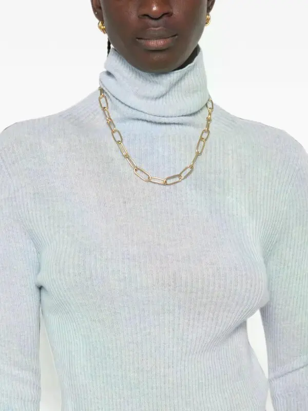 Fabiana Filippi Ribbed Knit Turtleneck Sweater