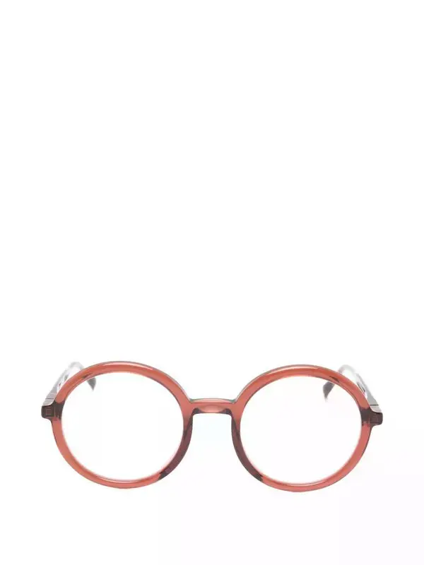 Mykita Teema Round Frame Eyeglasses - Brown