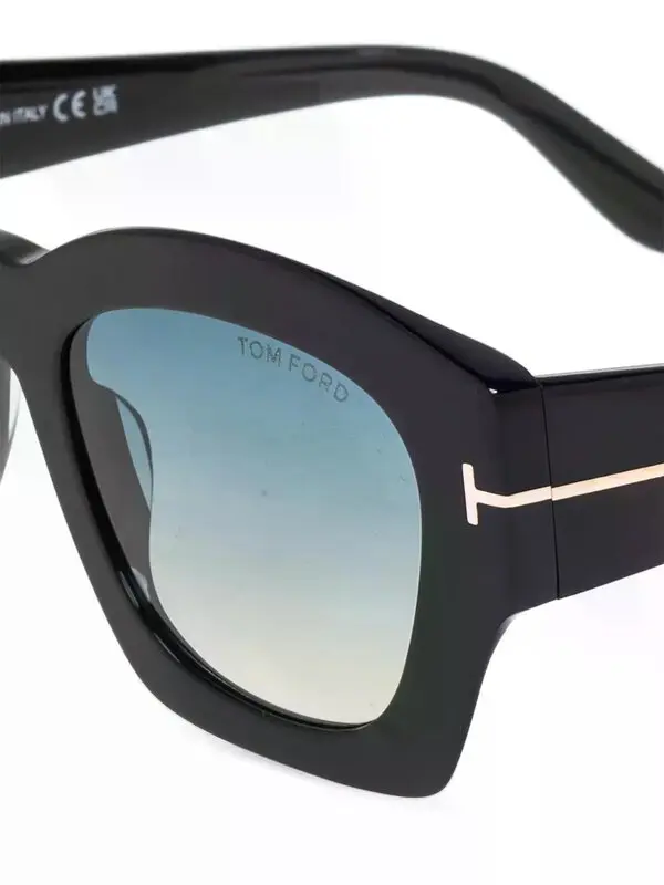 TOM FORD Guilliana Geometric-frame Sunglasses - Black