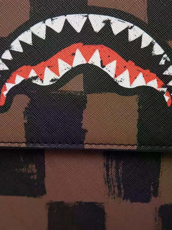 SPRAYGROUND Checkered Shark Belt Bag