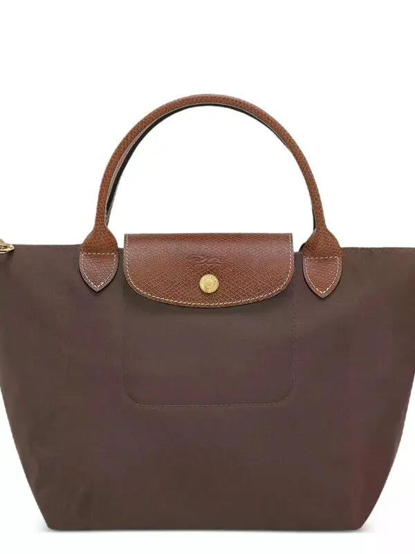 Longchamp Le Pliage Leather-trim Tote Bag - Brown