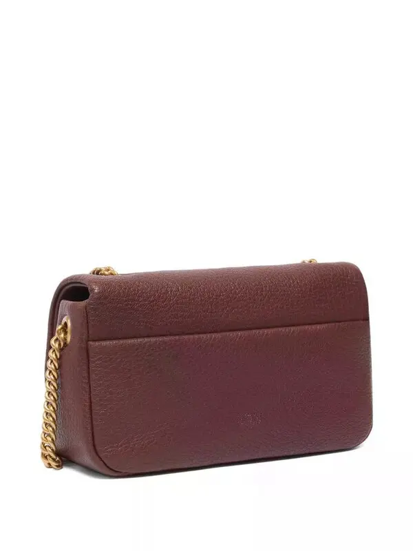 Pinko Love Birds Leather Shoulder Bag