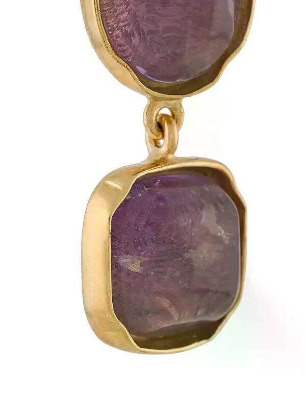 GOOSSENS Two Cabochon Clip Earrings