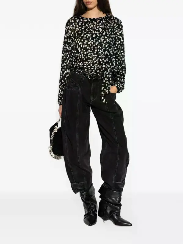 Isabel Marant Étoile Leja Panelled Jeans