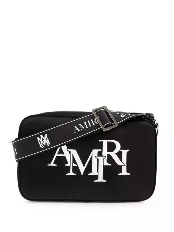 Amiri Logo Embroidered Messenger Bag
