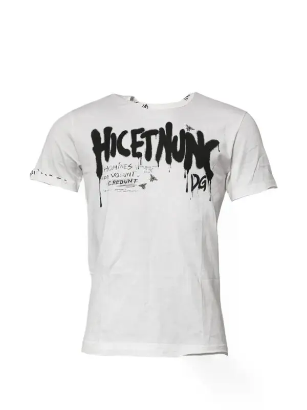 Dolce & Gabbana Graffiti-print Cotton T-shirt