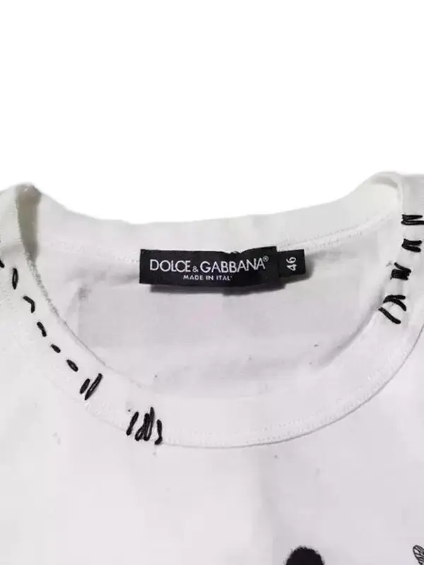 Dolce & Gabbana Graffiti-print Cotton T-shirt