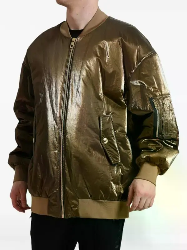Dolce & Gabbana Metallic Bomber Jacket