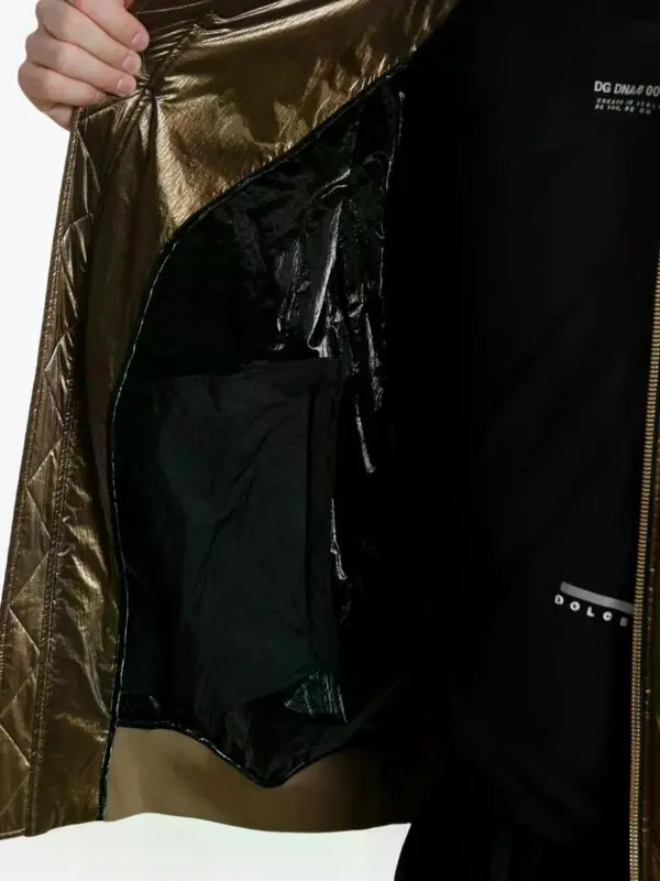 Dolce & Gabbana Metallic Bomber Jacket
