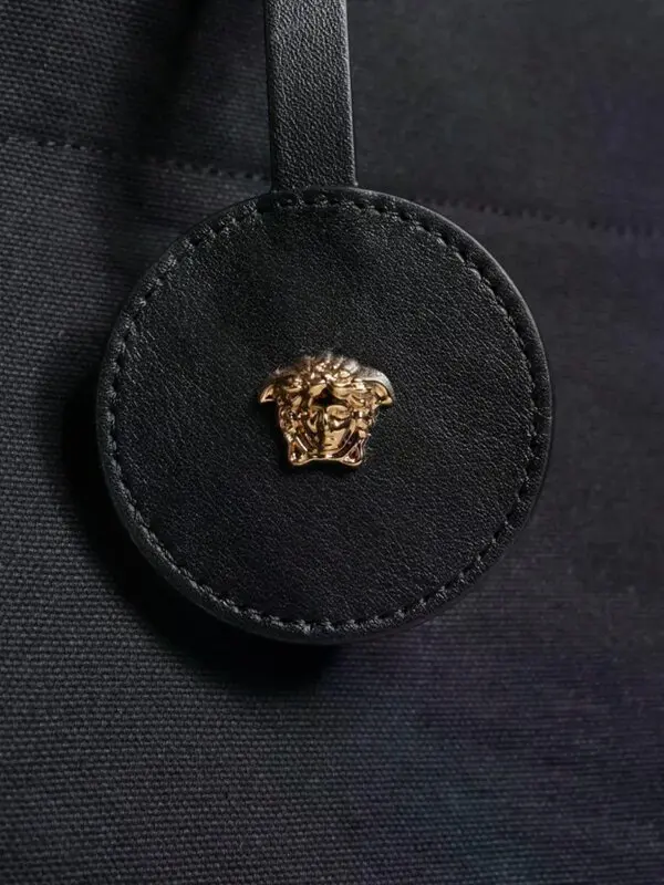 Versace Studded Logo Tote Bag