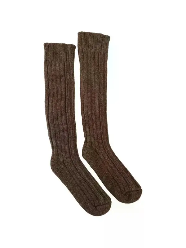 Dolce & Gabbana Knee-high Ribbed Socks