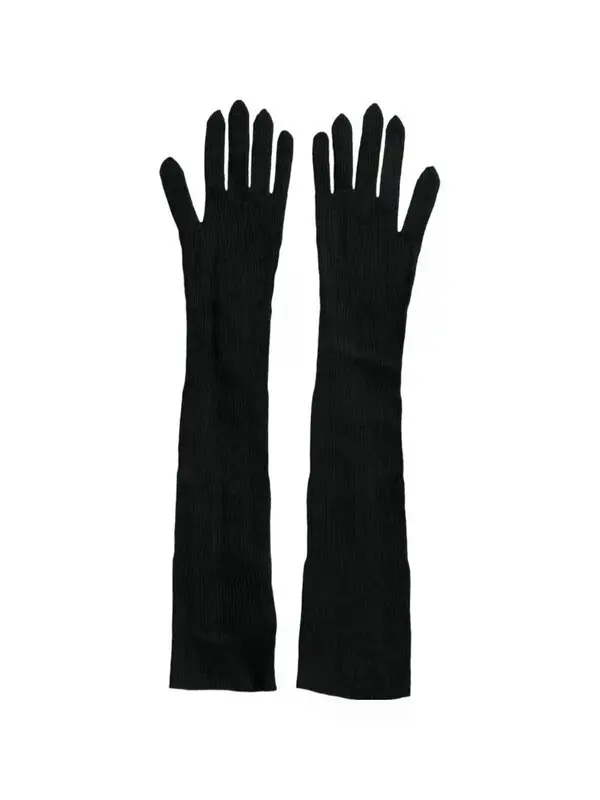 Dolce & Gabbana Ribbed Knit Gloves
