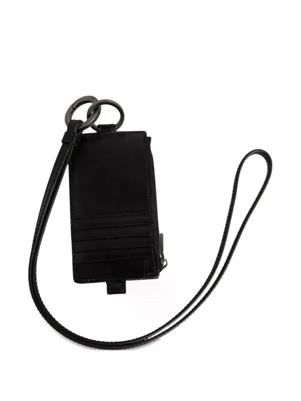 Dolce & Gabbana Logo-detail Lanyard Card Holder - Black