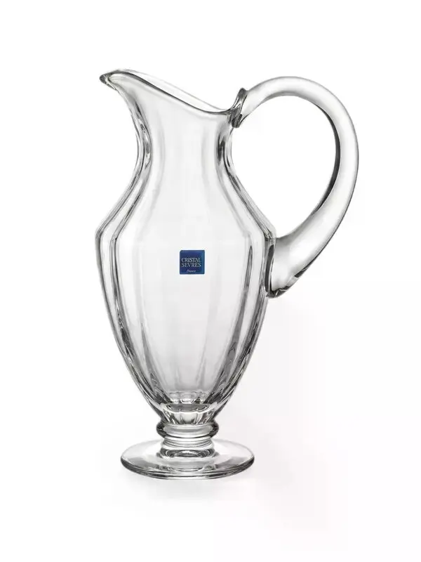 CRISTAL DE SEVRES Iris Fluted Pitcher