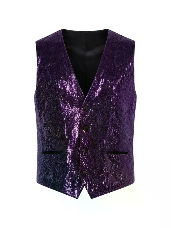 Dolce & Gabbana Sequin Embellished Waistcoat