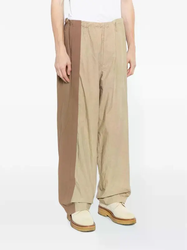 Yohji Yamamoto Color-patch Trousers